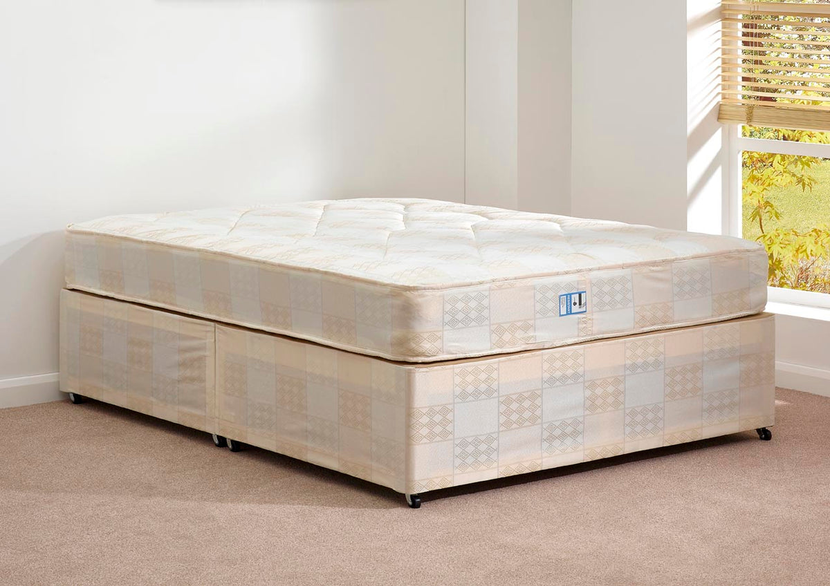 Deep Quilt 4ft Divan Set (Base & Mattress) | PLFS London – Property ...